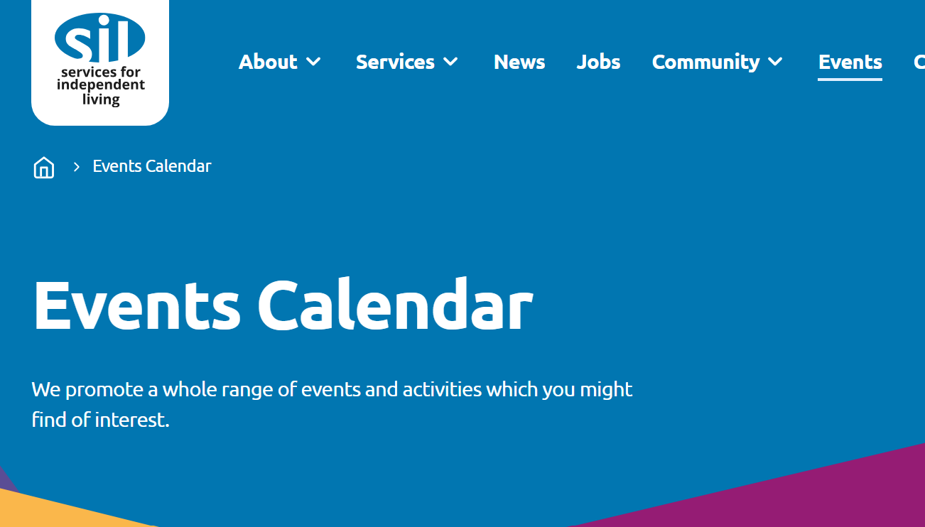 Events Calendar | Services for Independent Living